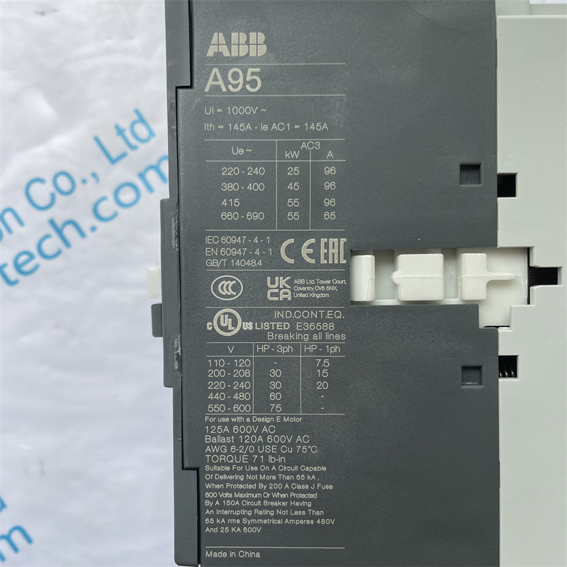 ABB AC contactor A95-30-00-80 - Buy ABB AC contactor, A95-30-00-80, AC contactor A95-30-00-80 ...