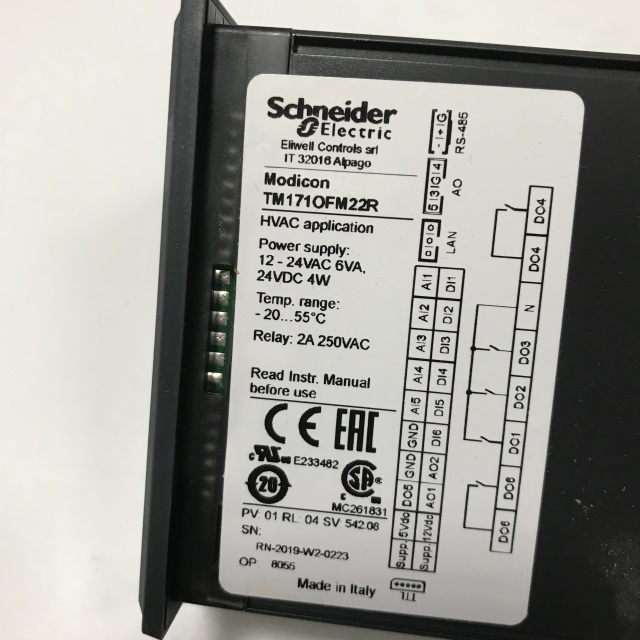 Schneider Programmable logic device PLC TM171OFM22R - Buy Schneider ...