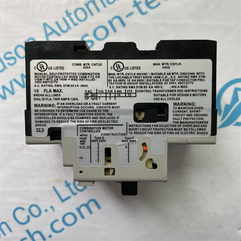 Allen Bradley Motor Circuit Breaker 140M-C2E-C10 - Buy Allen Bradley ...