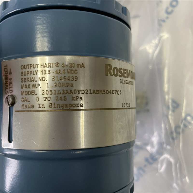 EMERSON Rosemount Pressure Transmitter 2051L3AA0FD21ABM5D4DFQ4 - Buy ...