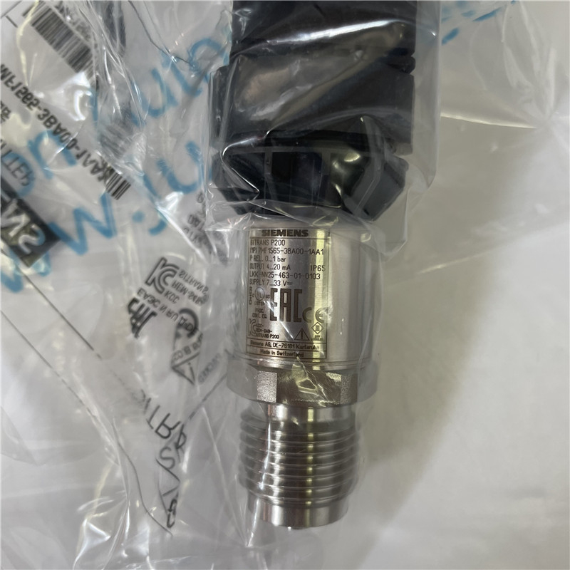 SIEMENS Transmitter 7MF1565-3BA00-1AA1 SITRANS P200 Transmitters for pressure and absolute ...