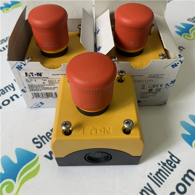 EATON Emergency stop button with box M22-PV-KC11-IY - Buy EATON Emergency stop button with box ...