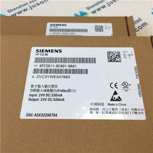 SIEMENS PLC digital input and output module 6FC5611-0CA01-0AA1 ...