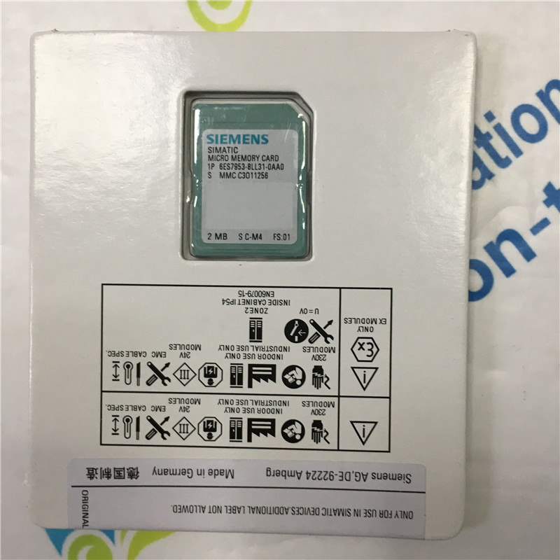 Siemens PLC memory card 6ES7953-8LL31-0AA0 SIMATIC S7, Micro Memory ... Siemens PLC memory card 6ES7953-8LL31-0AA0 SIMATIC S7, Micro Memory ...