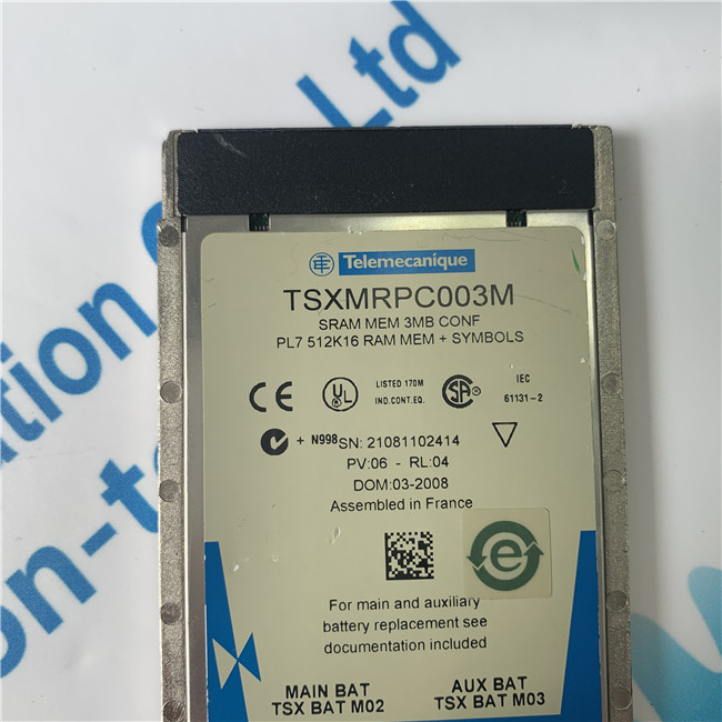 Schneider TSXMRPC003M configurable SRAM memory extension - for ...