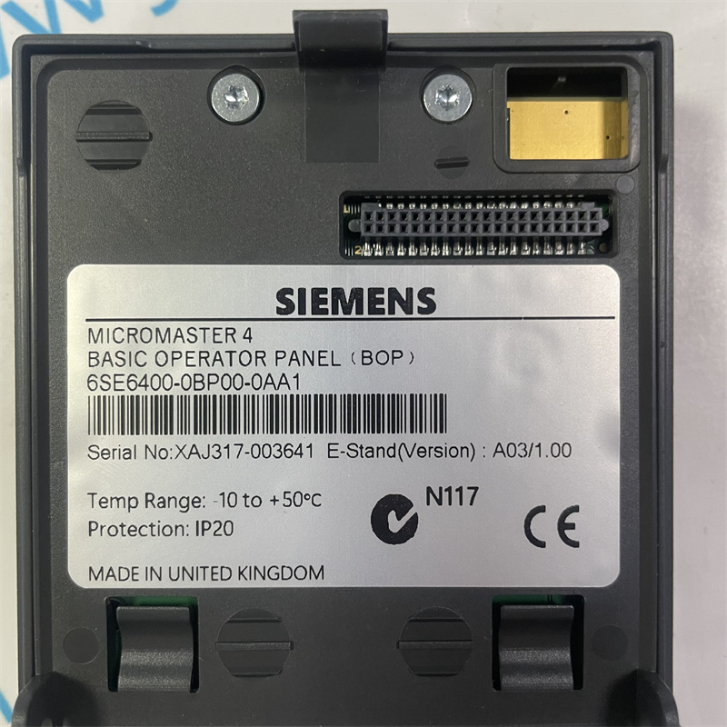 SIEMENS Basic operation panel 6SE6400-0BP00-0AA1 MICROMASTER 4 Basic ...