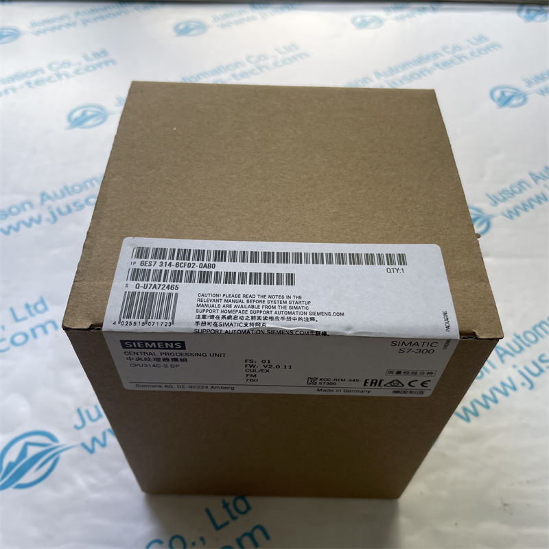 SIEMENS PLC module 6ES7314-6CF02-0AB0 SIMATIC S7-300, CPU 314C-2DP ...